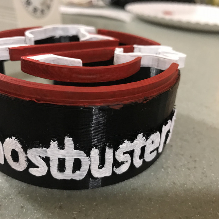 3D Printable GhostBuster Alexa Dot Cover by monica mcbride