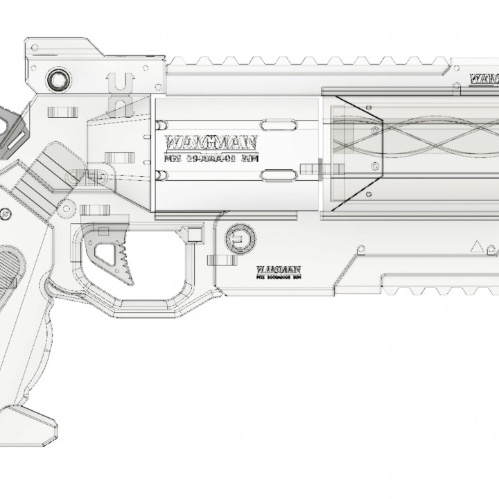 3D Printable Wingman - Apex Legends by Brodie Fairhall