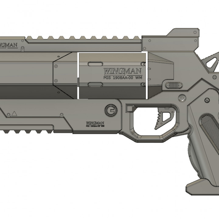 3D Printable Wingman - Apex Legends by Brodie Fairhall
