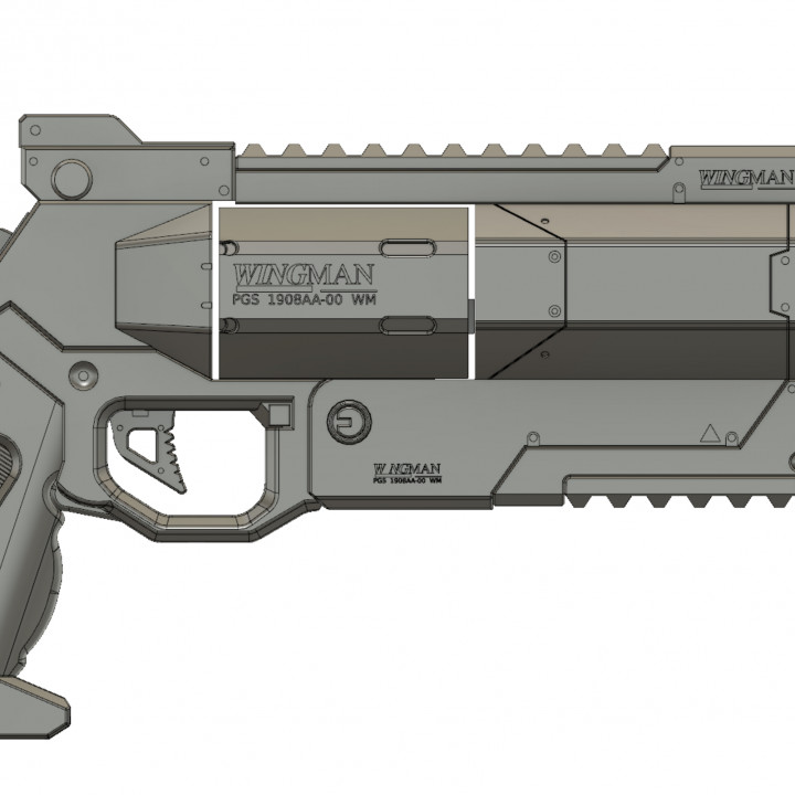 3D Printable Wingman - Apex Legends by Brodie Fairhall