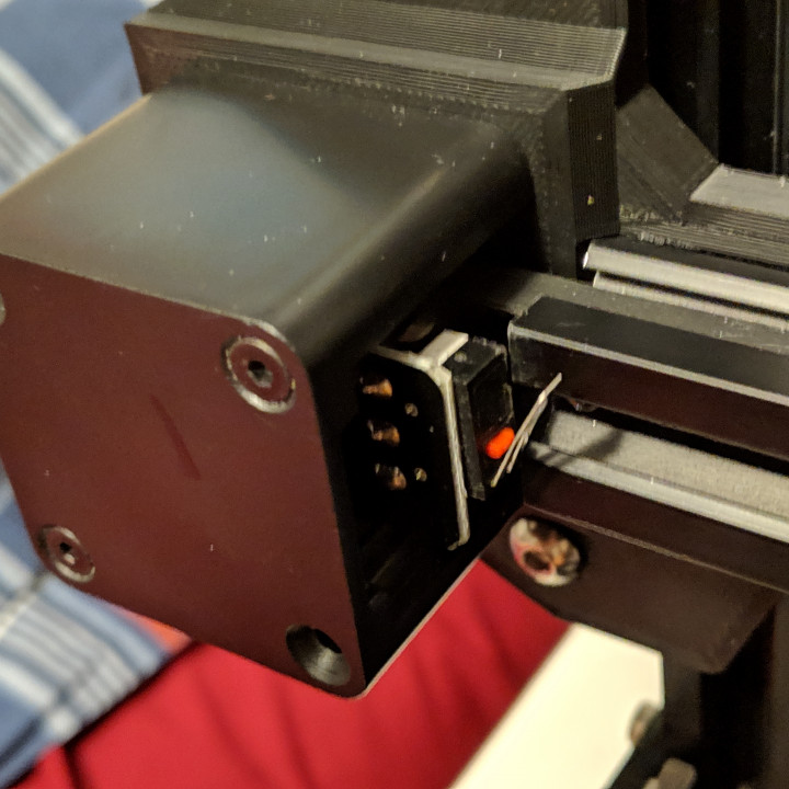 3D Printable Ender 3 X-Axis Damper Mount by Joseph DiGiovanni