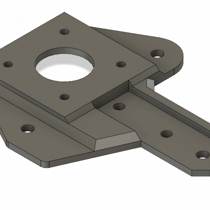 3D Printable Ender 3 X-Axis Damper Mount by Joseph DiGiovanni
