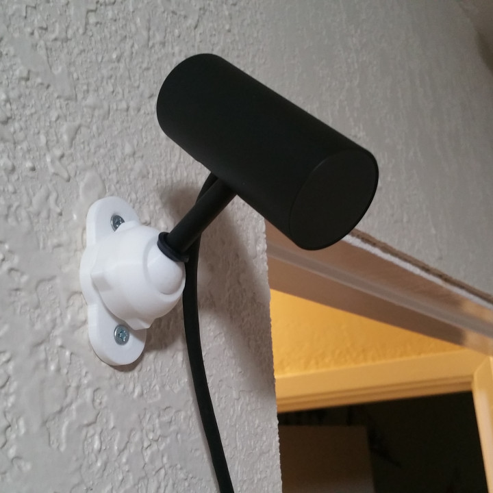 3D Printable Oculus Rift Adjustable Ball Socket Wall Mount by Alex