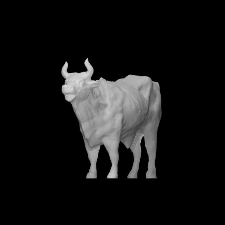 3D Printable Bellowing Bull by Jadyn N. Marshall