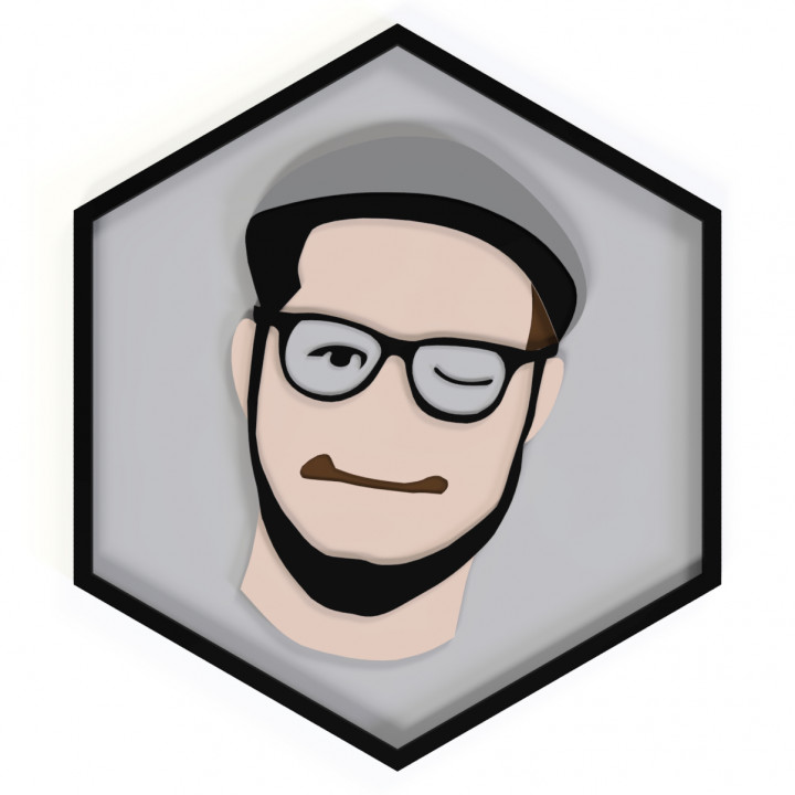 3D Printable Hexagon Prusa by Sebastiaan Holman