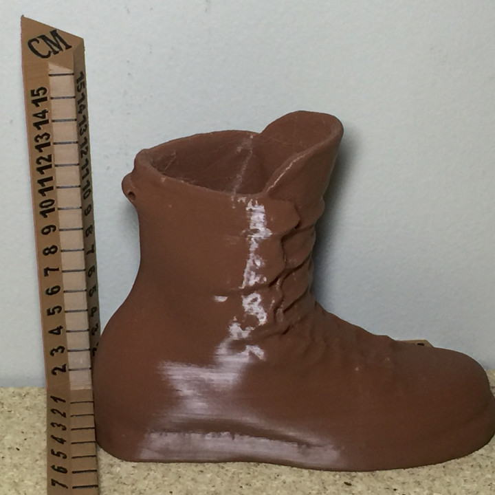 3D Printable Army Boot by Star Labs 3D, LLC
