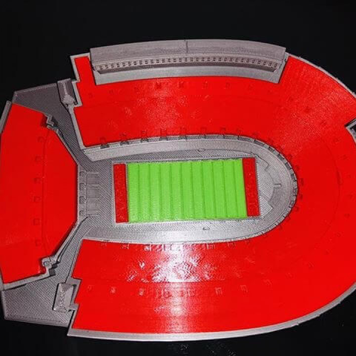 3D Printable Ohio Stadium "The Horseshoe" (Multi-Part) - Columbus, OH ...