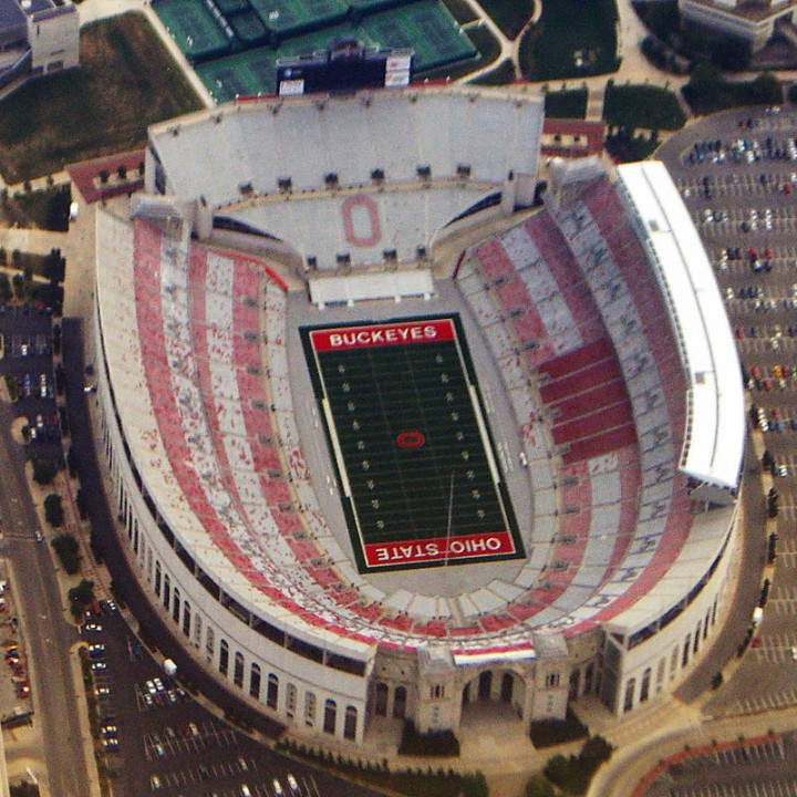 3D Printable Ohio Stadium "The Horseshoe" (Multi-Part) - Columbus, OH ...