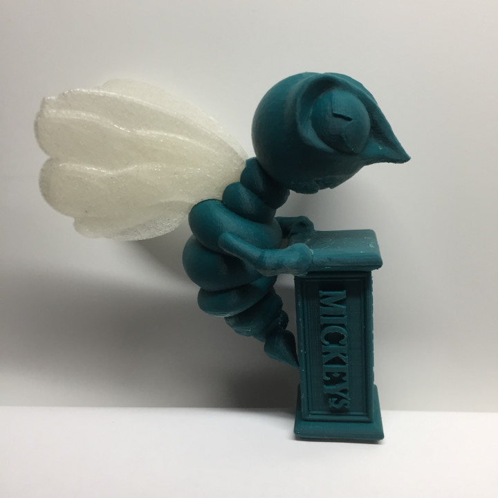 3D Printable Mickeys Hornet Beer Tap Figure by Anthony Ha