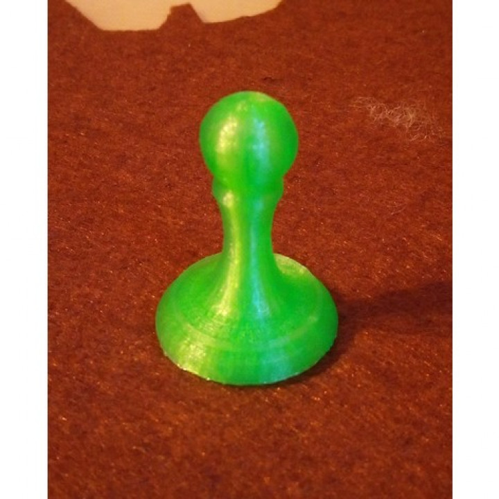 3D Printable Chess pawn by Ruslan Koynov