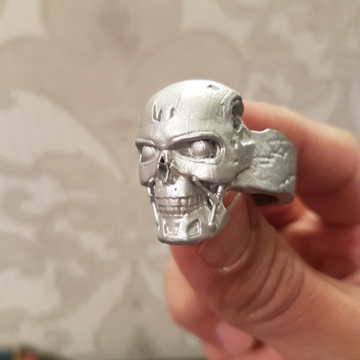 3D Printable Terminator Ring by Frederico David Sena