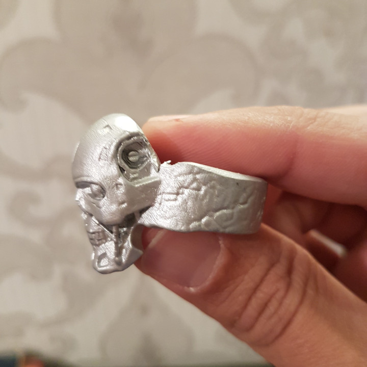 3D Printable Terminator Ring by Frederico David Sena