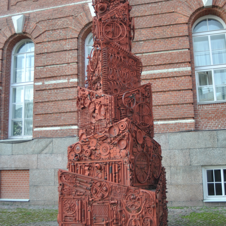 3D Printable Mechanical column by Scan The World