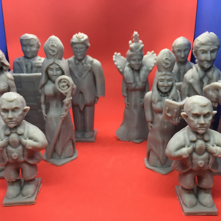 3D Printable Trump Chess by Paul