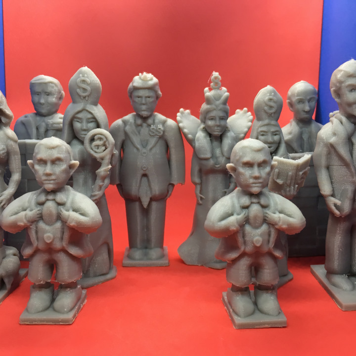 3D Printable Trump Chess by Paul