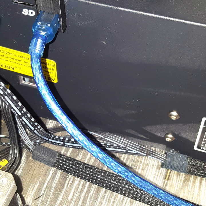 3D Printable cr10 s usb protection by Kttjdesign