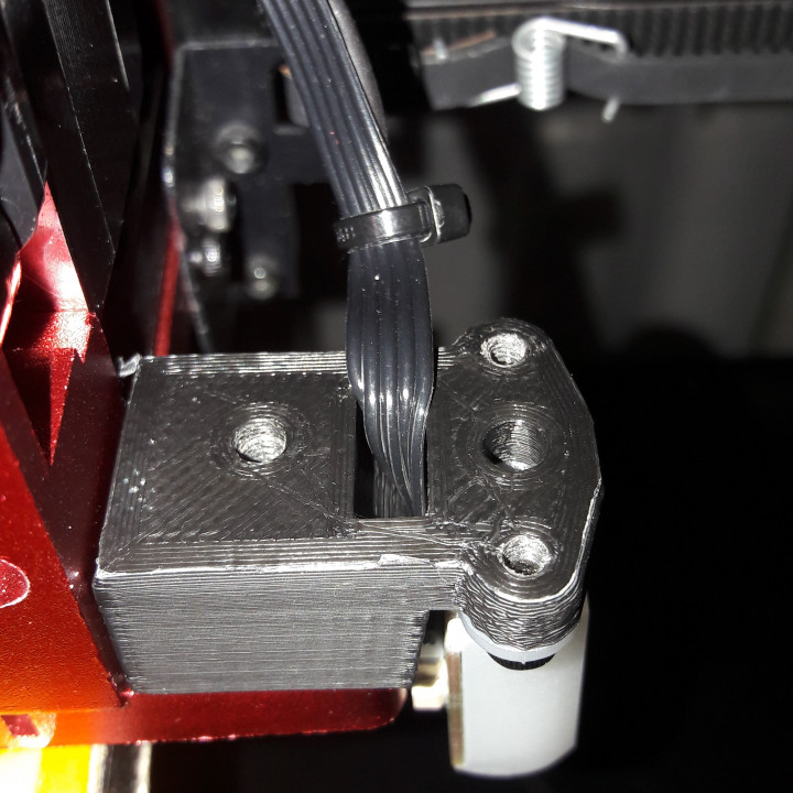 3D Printable Bltouch_support_D9_Wanhao_3d_printer by Octavian Nicula