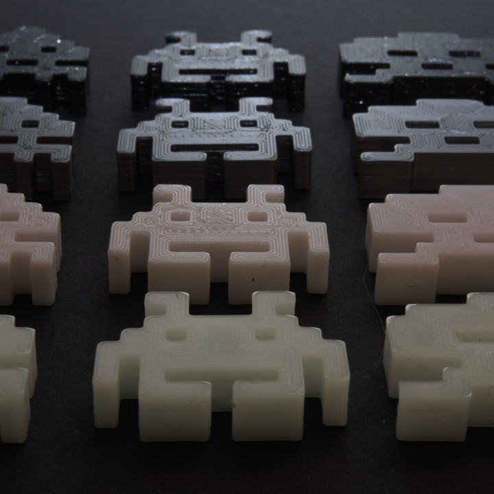 3D Printable Tiny Space Invaders by Pascal M
