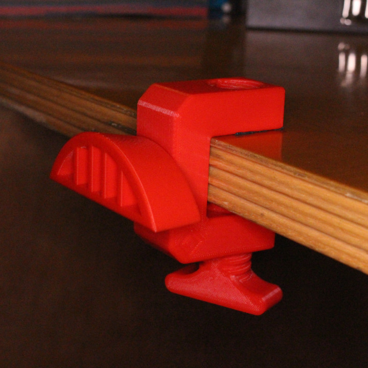3D Printable Modular Desk Clamp by Inventorsquare