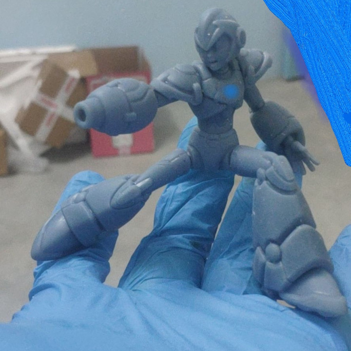 3D Print of Megaman X Static Pose by kennek