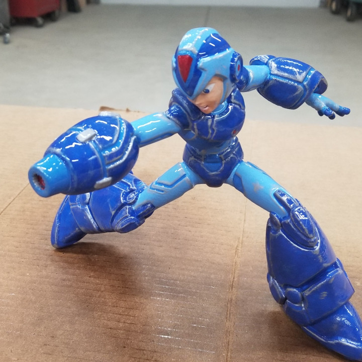 3D Print of Megaman X Static Pose by littleTup