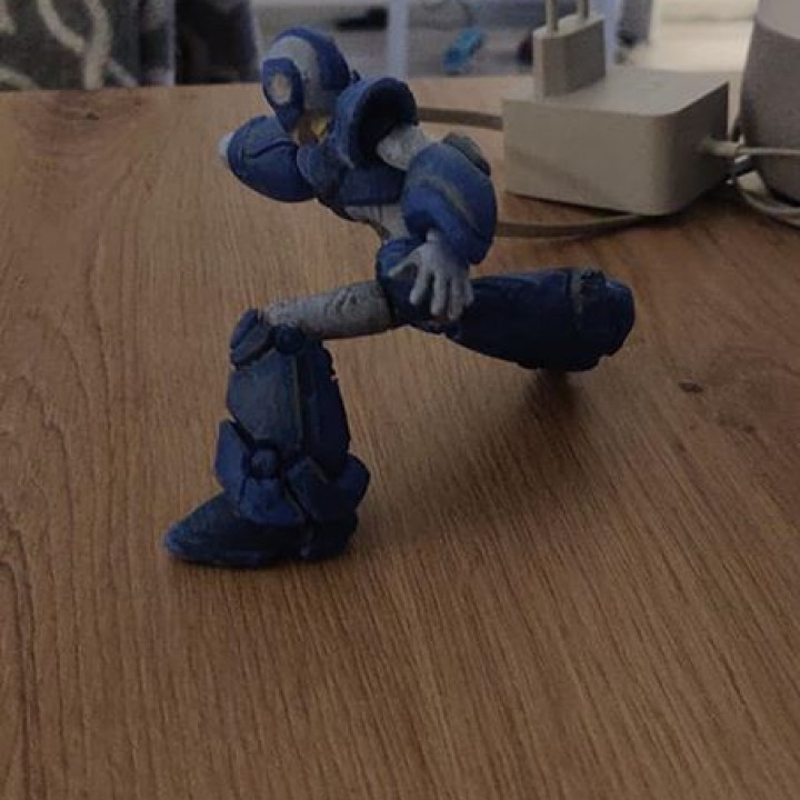 3D Print of Megaman X Static Pose by Matoskah
