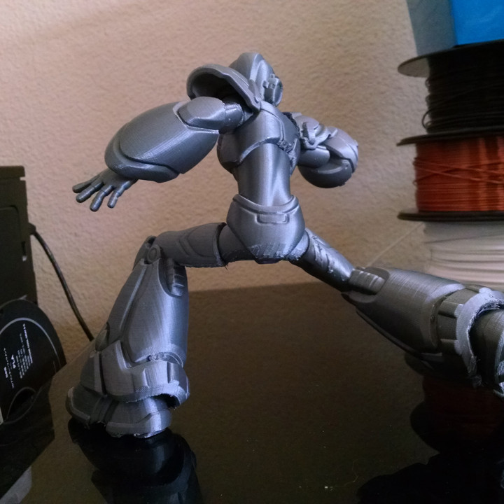 3D Printable Megaman X Static Pose by Dinamuuu3D