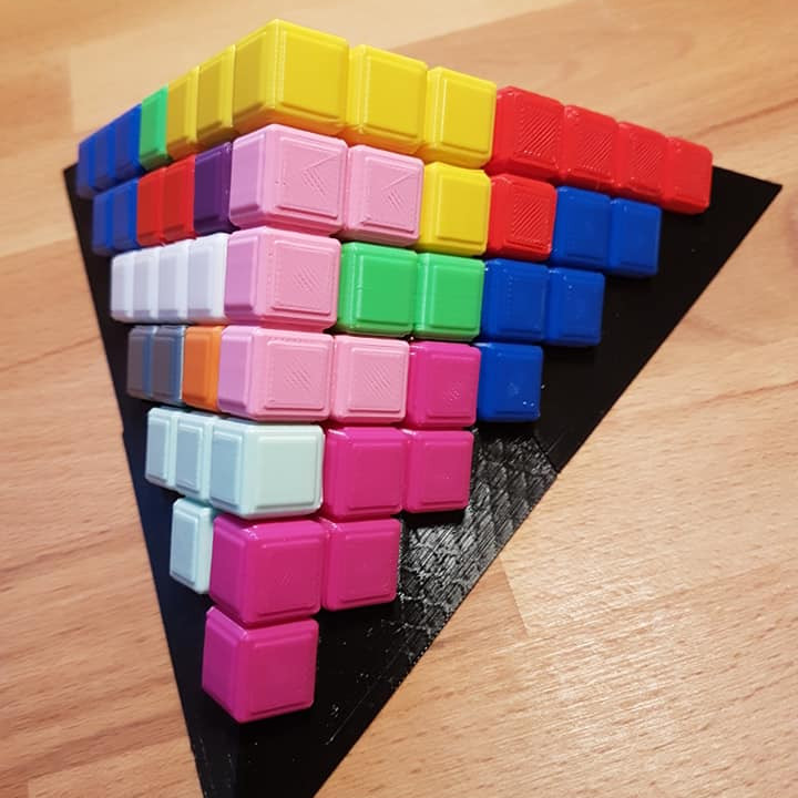 3D Printable 3D Pyramid Puzzle by basti vapes