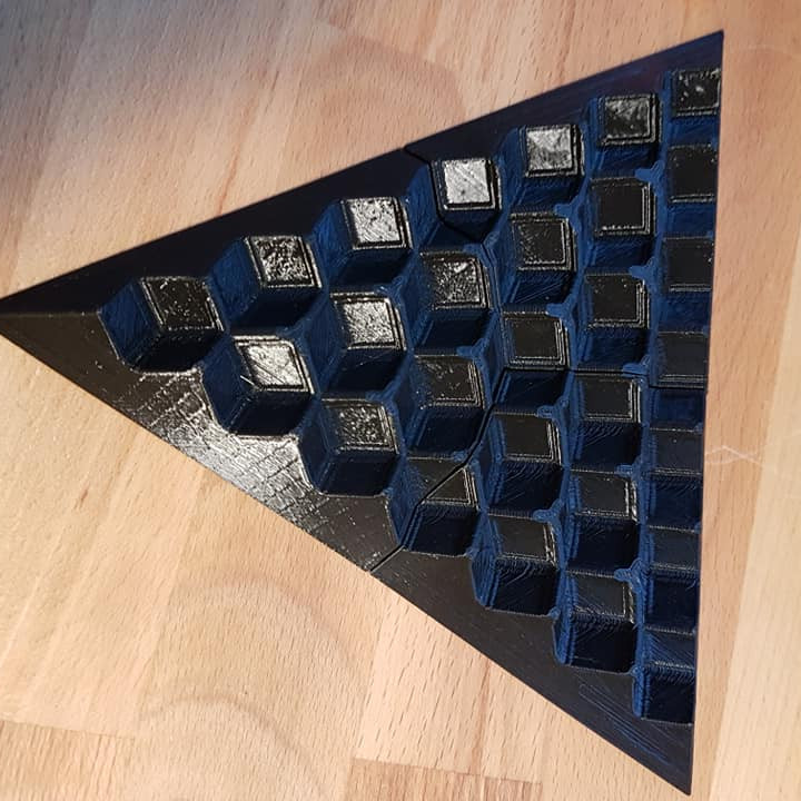 3D Printable 3D Pyramid Puzzle by basti vapes