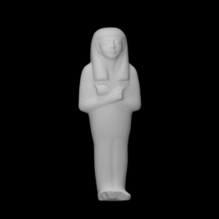 3D Printable Ushabti by Harvard Museum of the Ancient Near East