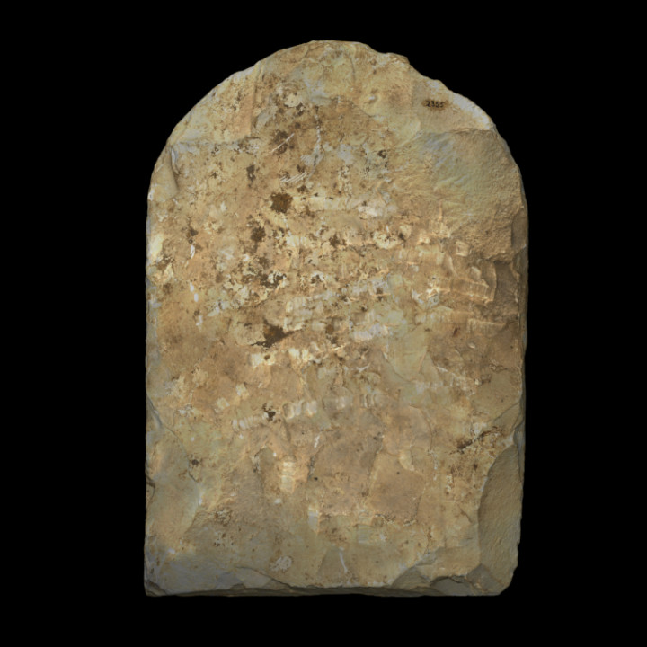 3D Printable Stela of Seter-au by Harvard Museum of the Ancient Near East