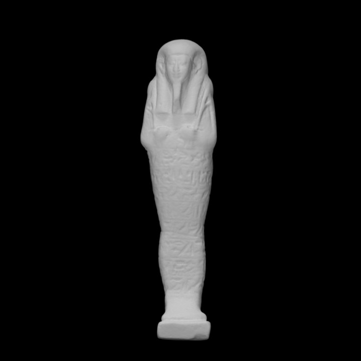 3D Printable Shawabti by Harvard Museum of the Ancient Near East