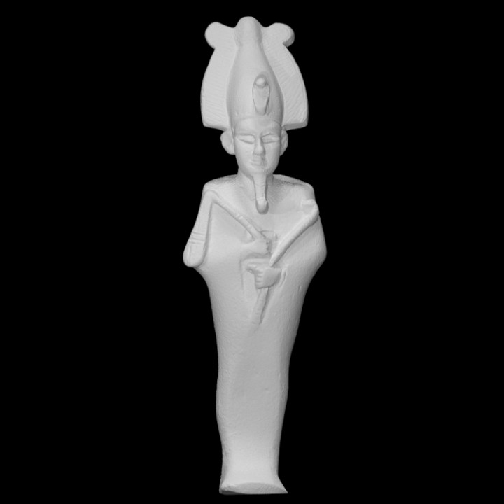 3D Printable Osiris figurine by Harvard Museum of the Ancient Near East
