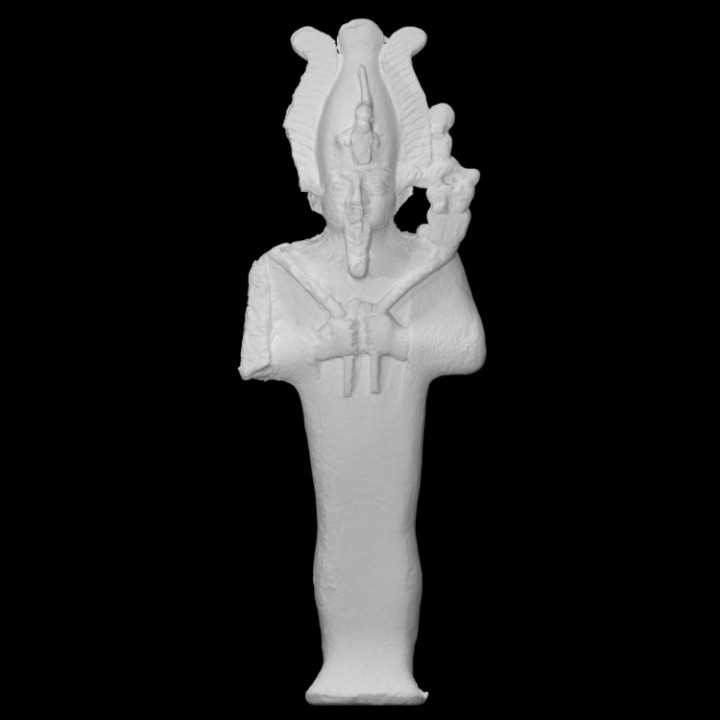 3D Printable Osiris figurine by Harvard Museum of the Ancient Near East
