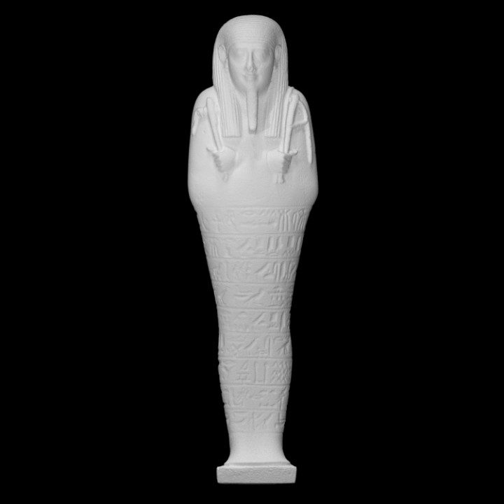 3D Printable Shawabti of Amasis by Harvard Museum of the Ancient Near East