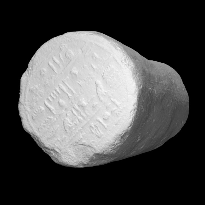 3D Printable Funerary Cone of Mentuemhat by Harvard Museum of the ...