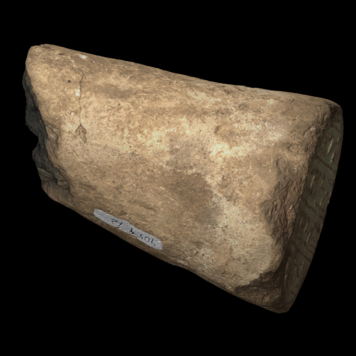 3D Printable Funerary Cone of Mentuemhat by Harvard Museum of the ...