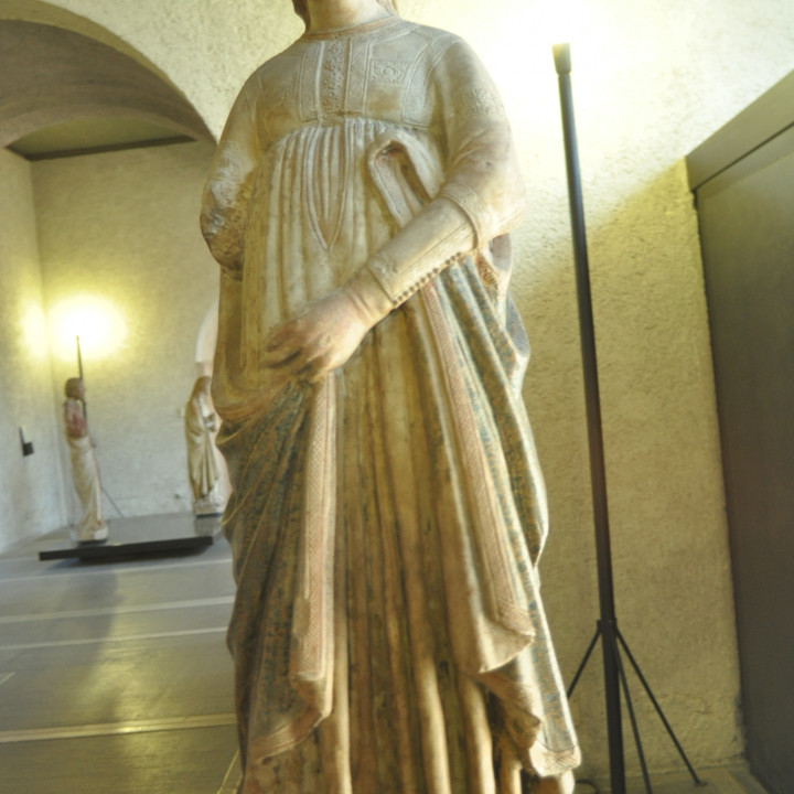 3D Printable Saint Liberata by Scan The World