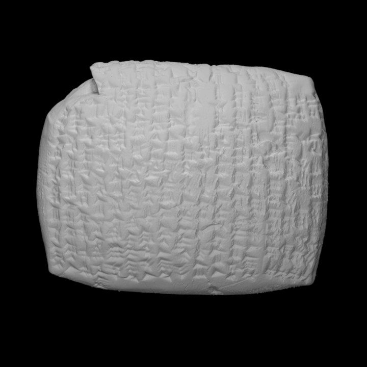 3D Printable Cuneiform tablet by Harvard Museum of the Ancient Near East