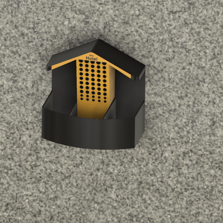 3D Printable Bee Hotel by Mark Findley