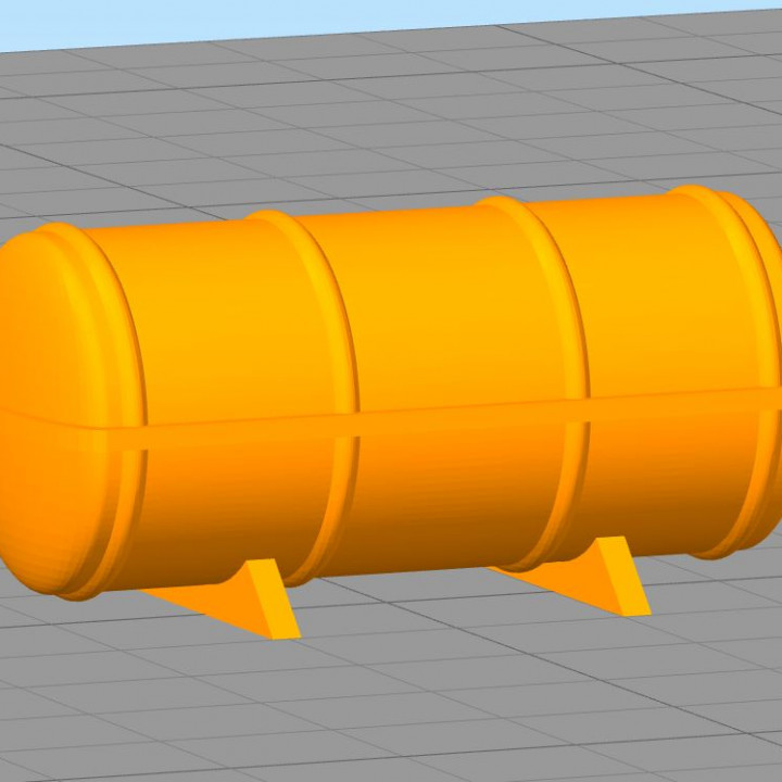 3D Printable Water Tank for Ship model by Furkan Kurtuldu