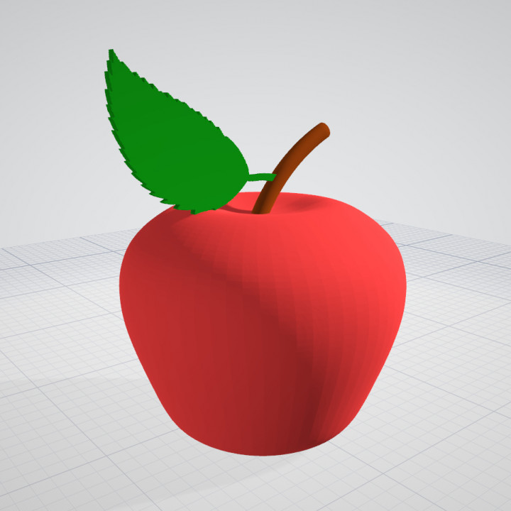 3D Printable Apple by Max Bordovski