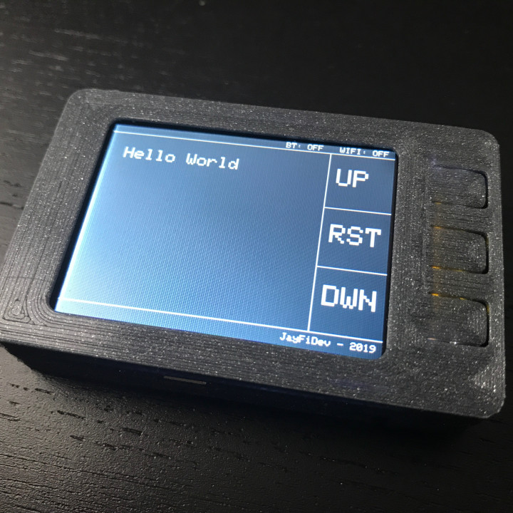 3D Printable Minimal Design Case for TTGO Dev Board (ESP32) by Jürgen F
