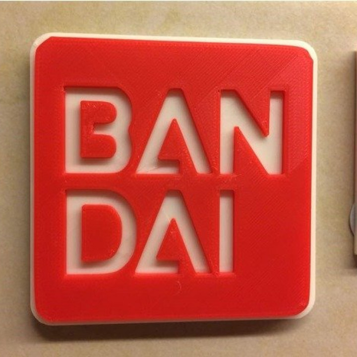 3D Printable Bandai Logo by Ryan Khoo