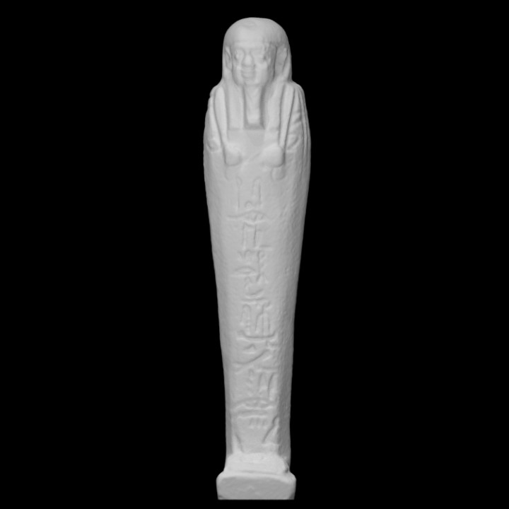 3D Printable Shawabti by Harvard Museum of the Ancient Near East