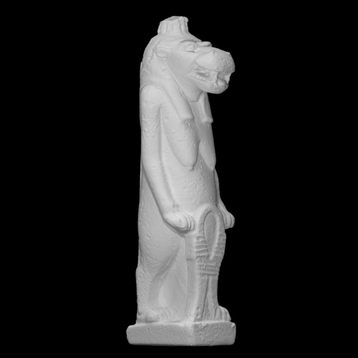 3D Printable Goddess Taweret (Thoueris) figurine by Harvard Museum of ...