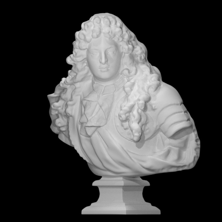 3D Printable Louis XIV, King of France by Scan The World