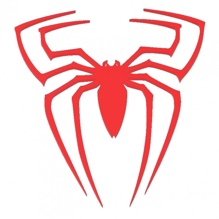 3D Printable Spiderman logo by Enrico Sartori