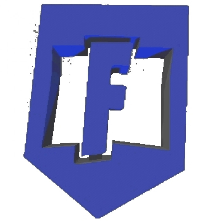 3D Printable Fortnite simbol by Enrico Sartori