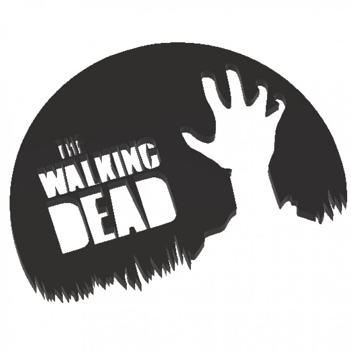 3D Printable The Walking Death logo by Enrico Sartori